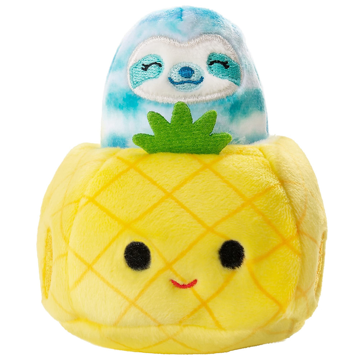 Squishville by Original Squishmallows - Four 2-Inch Squishmallows Plush and Bug-Mobiles Vehicles - Toys for Kids