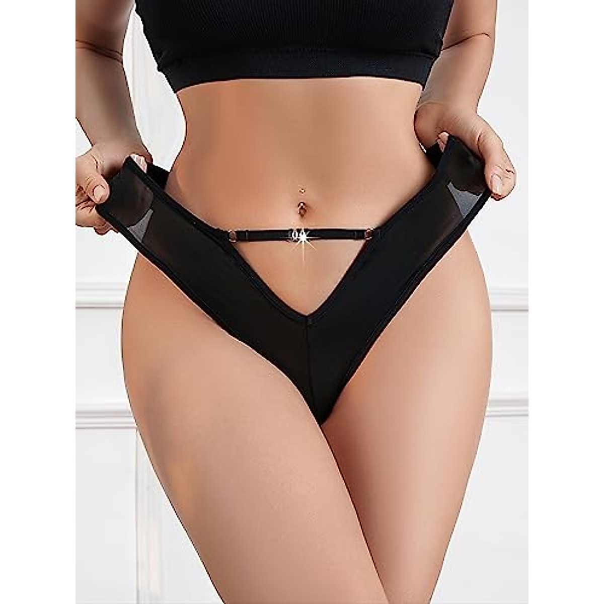 Banamic Sexy Underwear for Women Panties Lace Thong Underwear Women Thong