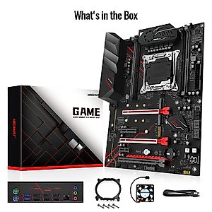 MACHINIST X99 Computer Motherboards, LGA 2011-V3 (Intel Core i7 5th/6th Gen) ATX Server Motherboard with VRM Fan (PCIe 3.0, Dual M.2, SATA 6Gb/s, DDR4, Gigabit Ethernet) for Intel XEON E5 V3/V4 series