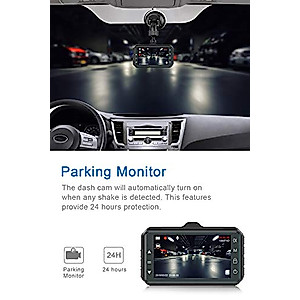Dash Cam for Cars 1080P FHD 2022 Car Dash Camera for Cars CHORTAU 3 inch Dashcam with Night Vision,170°Wide Angle, Parking Monitor, Loop Recording, G-Sensor