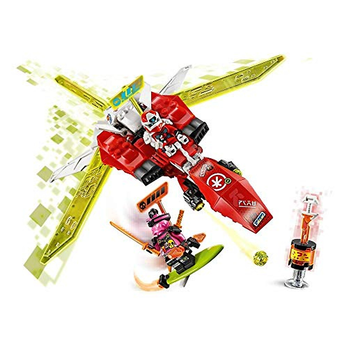 LEGO NINJAGO Kai's Mech Jet 71707 Ninja Car Building Kit (217 Pieces)
