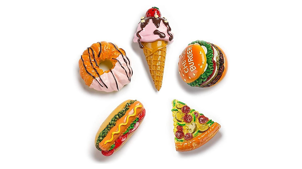 Cute Food Refrigerator Magnets - 5 PCS Kitchen Decor
