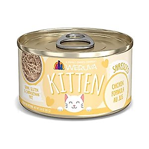 Weruva Kitten, Chicken Formula Au Jus, 3oz Can (Pack of 12)