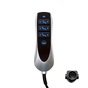 Uetmulik 7 Button 7 Pin Prong Remote Hand Control Handset with USB for Lift Chairs Power Recliners