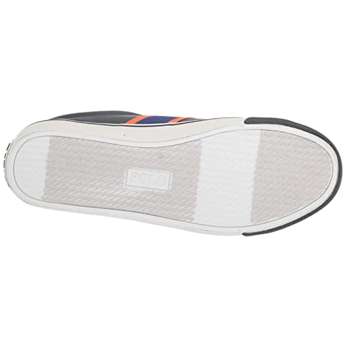 POLO RALPH LAUREN Unisex Child Westcott(Big Kid) Sneaker, Navy/RYL/Org/Ppw, 4 Big Kid US