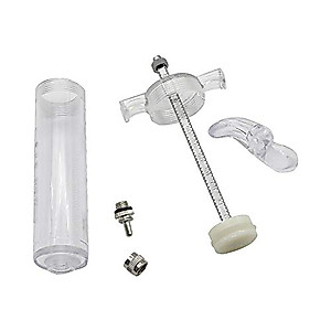 YITON Bird Feeders 20Ml Animal Feeding Syringe With 6Pcs Straight Stainless Steel Gavage Tubes Bird Feeding Accessories 1Set