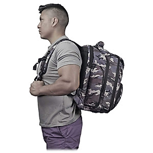 RockvilIe DJ Mixer Case Travel Camo Backpack Bag Fits 19"w x 20"h x 13"d