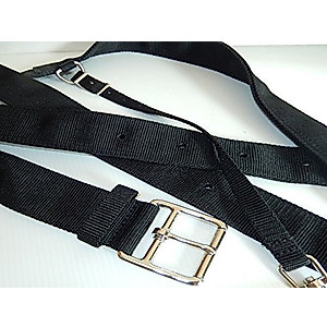 Saddles & Such Replacement Rear Black Cinch with Flank Straps Combo