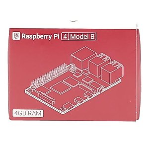 Raspberry Pi 4 Model B 2019 Quad Core 64 Bit WiFi Bluetooth (4GB)