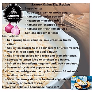 Naturevibe Botanicals Ground Onion Powder 5lbs | Allium Cepa | Instant Cooking | Adds Spice and Aroma (80 ounces)