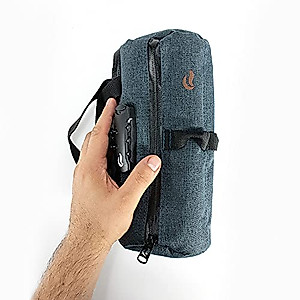 Duffle bag Small 10"- Smell Proof - With combo lock - SK9 Premium odorless Technology (Blue Navy)