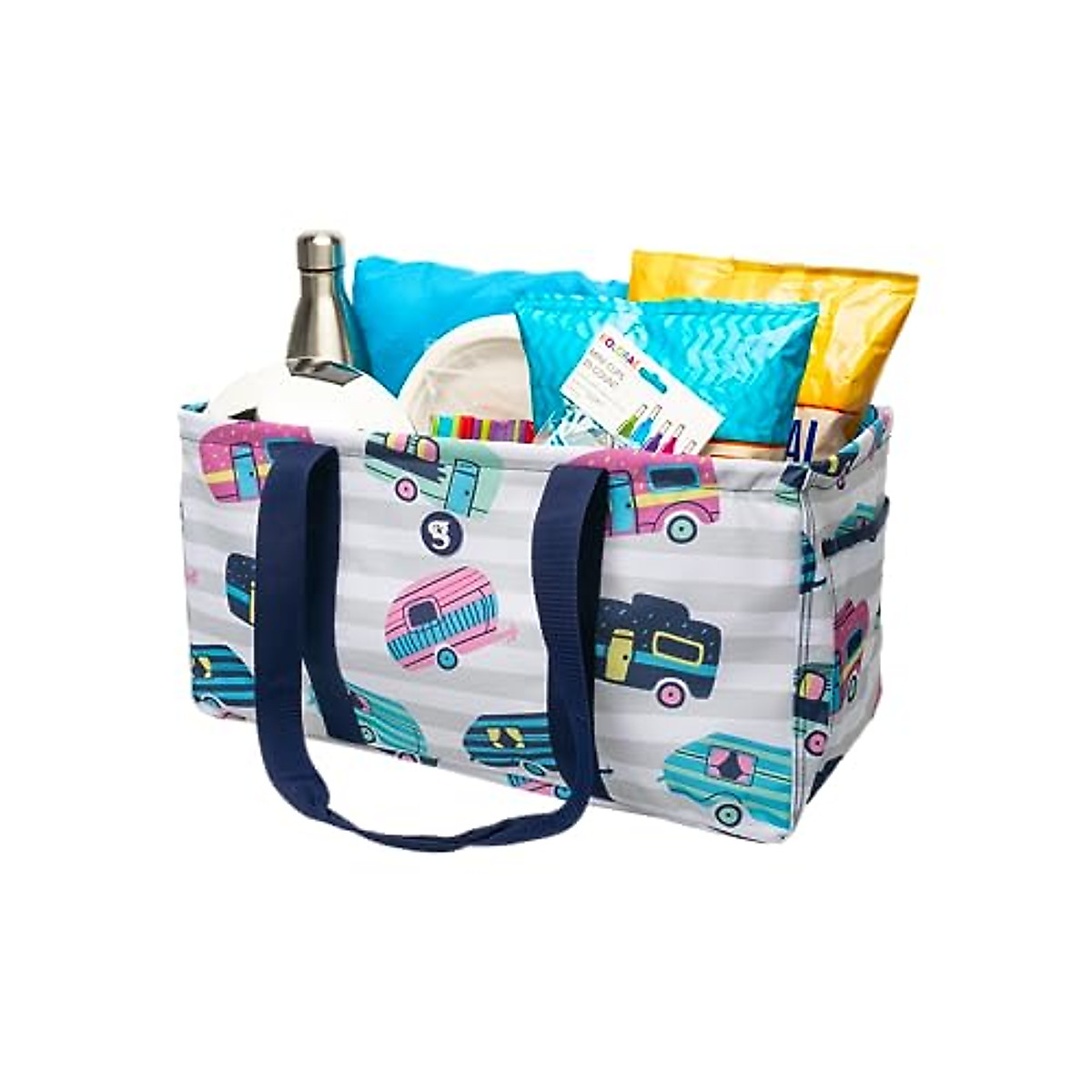 geckobrands Large Utility Tote - Spacious and Durable Multipurpose Tote Bag for Beach, Travel, Shopping, and Outdoor Activities