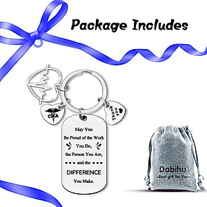 CNA Gifts Keychain Certified Nursing Assistant Gifts Thank You Jewelry Gifts for CNA Nursing School Medical Student Gifts Appreciation Gift Coworker Going Away Retirement Gifts Nurses Week Gifts