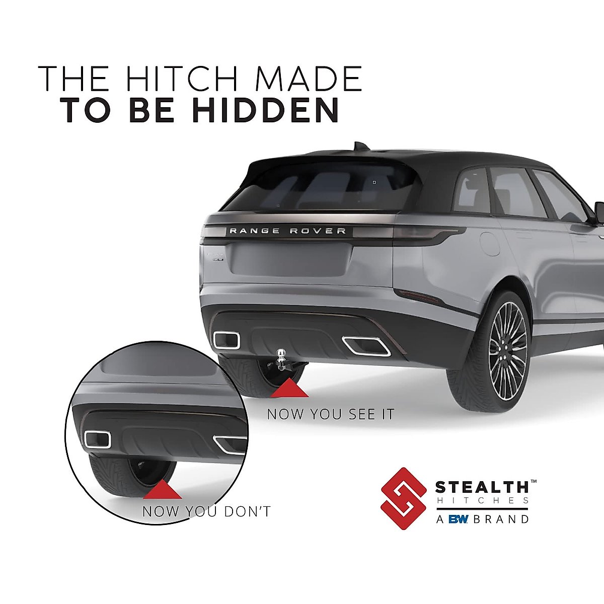 Stealth Hitches Receiver Hitch Rack Package - C2013-2022 Range Rover (Not Compatible with Evoque or GEN 5) 2014-2022 Range Rover Sport (Not Compatible with SVR or Evoque)