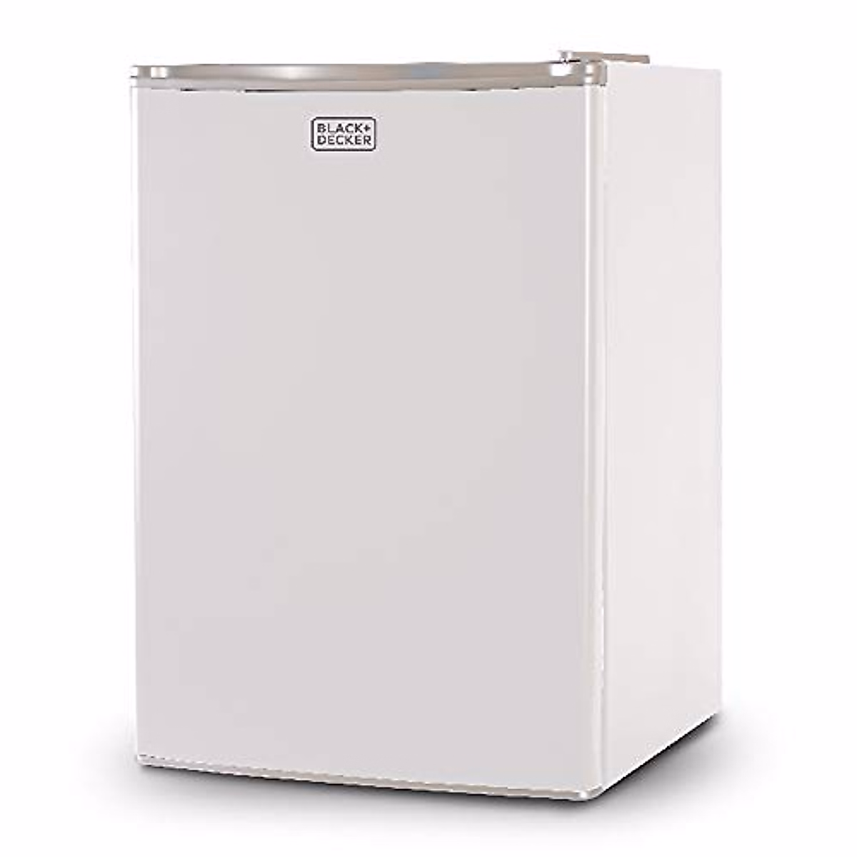 BLACK+DECKER BCRK25W Compact Refrigerator Energy Star Single Door Mini Fridge with Freezer, 2.5 Cubic Ft., White