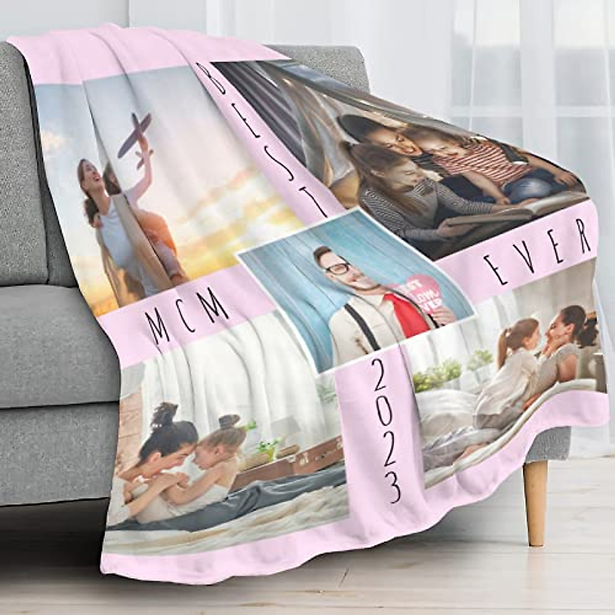 Zivodoon Mothers Day Blanket Gifts, Personalized Mothers Day Best Gifts, Birthday Gifts for Women, Mothers Day Best Gifts from Daughter, Mothers Day Personalized Gifts for Mom, Custom Blanket