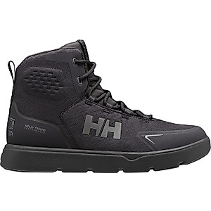 Helly-Hansen Mens Canyon ULLR Boot High Top LigHigh TopweigHigh Top Waterproof Hiking Sneaker Boots, 990 Black/Gunmetal/Neon Orange, 8.5