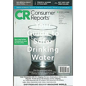 CR CONSUMER REPORTS MAGAZINE, YOUR GUIDE TO SAFER DRINKING WATER NOVEMBER, 2020