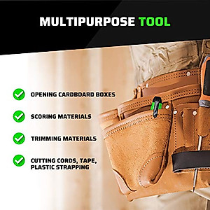 Fixson Box Cutter Utility Knife 9-mm Snap-Off Replacement Blades (100 PACK REPLACEMENT BLADES) With 1 Retractable Razor Blade Included