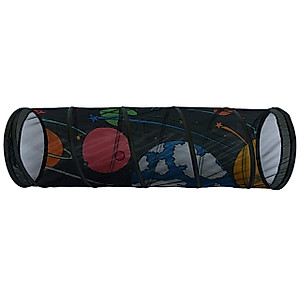 NARMAY® Play Tunnel Space Travel Pop Up Tunnel for Kids Indoor/Outdoor Crawl - 19dia × 60L inch