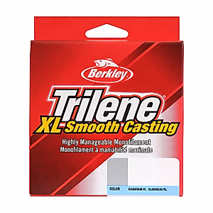 Berkley Trilene® XL®, Fluorescent Clear/Blue, 8lb | 3.6kg, 330yd | 301m Monofilament Fishing Line, Suitable for Freshwater Environments