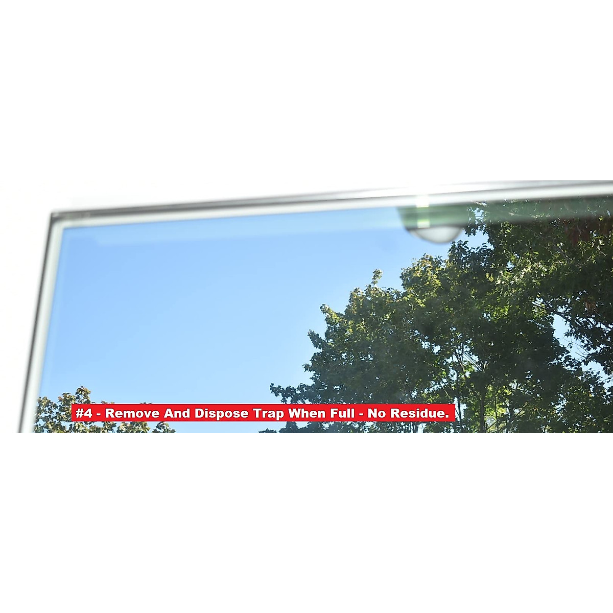 Window Fly Traps by Titan Traps - Sticky Fly Paper, Window Bug Catcher, Indoor Fly Trap, Fly Paper Bug Sticky Strips, Window Fly Strips, Bug Sticky Trap - 30 Disposable Fly Traps (2 Pack)