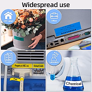 Labelife Compatible 24mm Label Tape Replacement for Brother P Touch TZe Tz Tape 24mm 0.94 Laminated White/Red/Blue/Yellow/Green for Brother Ptouch PTD600 PT-P710BT PTP750W Tape 1 inch, 5-Pack