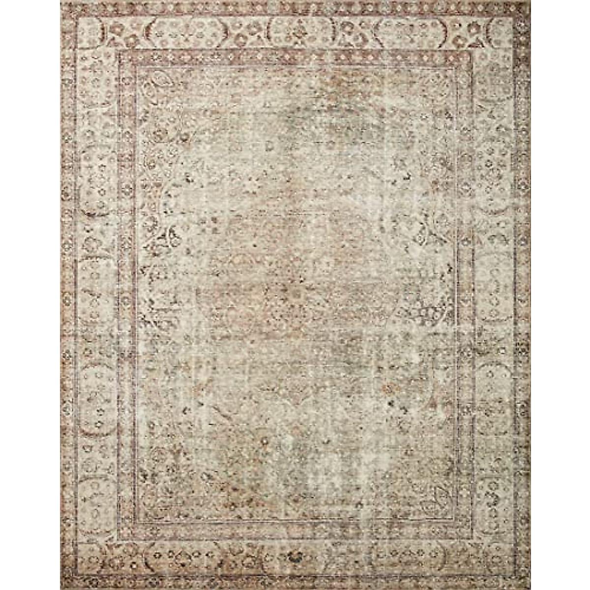 Loloi II Margot Collection MAT-01 Antique/Sage, Traditional 7'-6" x 9'-6" Area Rug