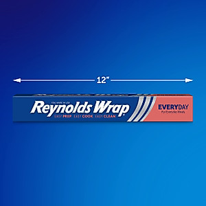 Reynolds Wrap Aluminum Foil, 175 Square Feet (Pack of 2), 350 Total Square Feet