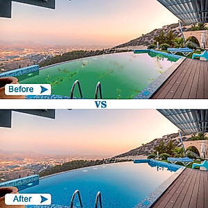 FUNTEKS 3.1 Lbs Pool Filter Balls Eco-Friendly Fiber Filter Media for Swimming Pool Above Ground Pool Hot Tubs Filters Alternative to Sand(Equivalent to 110 Lbs Filter Sand)