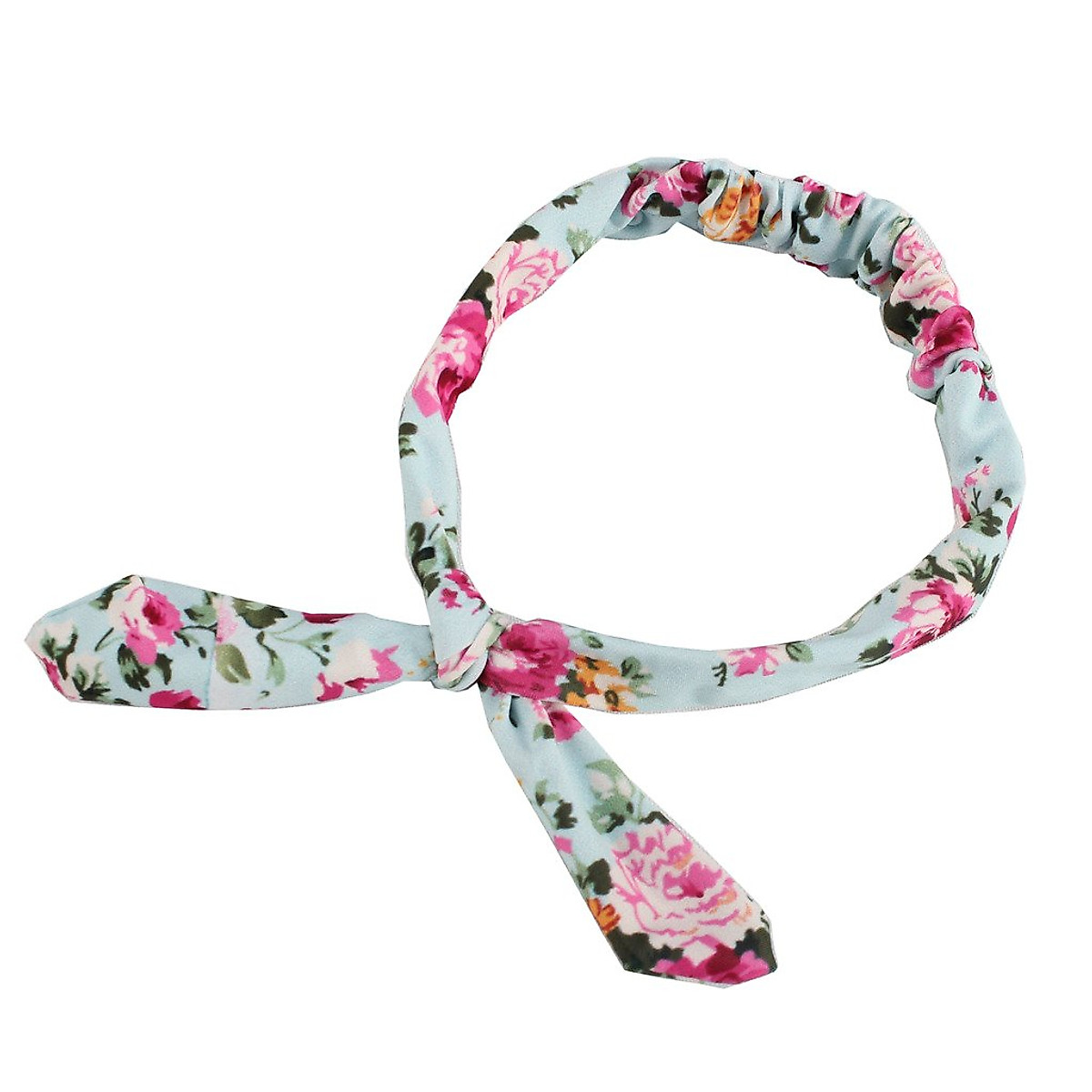 China Rose 50's Floral Ruffles Rompers Backless Dress Bathing Suit Swimwear (0-12 Months, Light Blue)