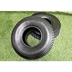 Set of Two 20x8.00-8 4 Ply Turf Tires for Lawn & Garden Mower 20x8-8