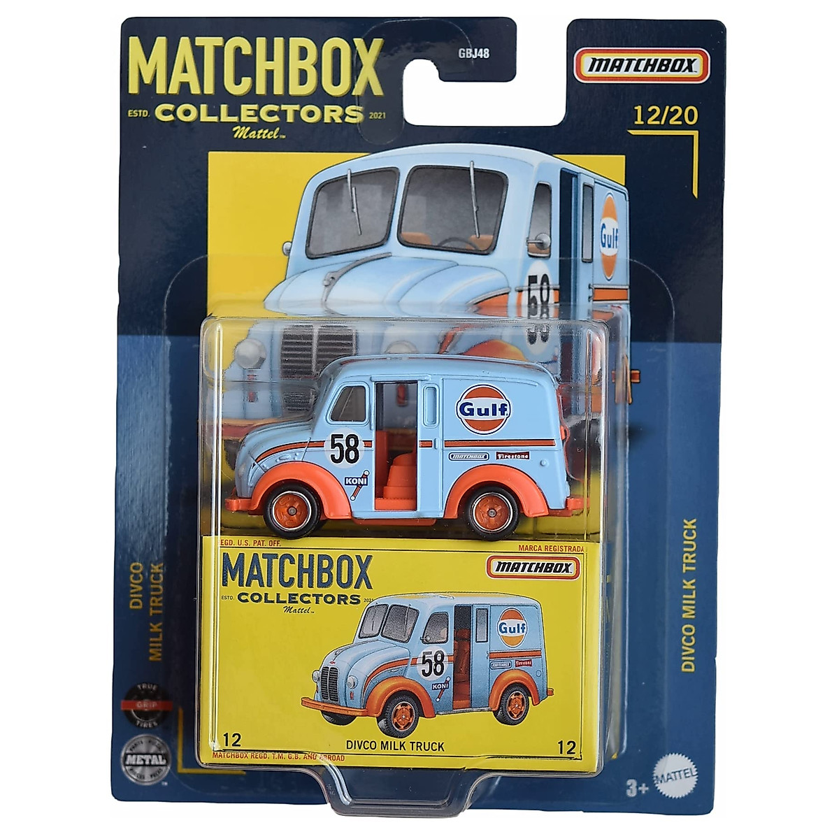 Matchbox Divco Milk Truck, Collectors 12/20