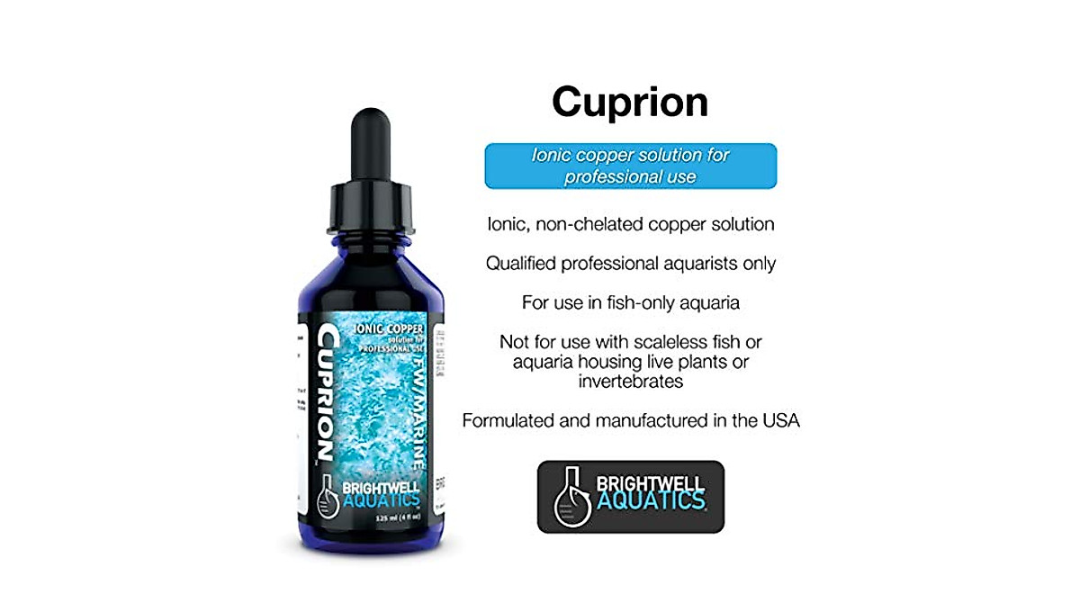 Brightwell Aquatics Cuprion - Ionic Copper Solution