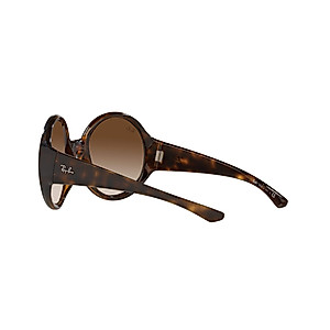 Ray-Ban Rb4345 Round Sunglasses, Havana/Brown Gradient Dark Brown, 58 mm