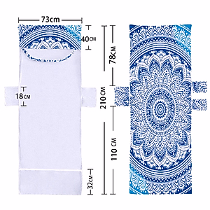 Jienono Beach Chair Cover, Microfiber, Quick-Drying, Side Pockets, Elastic Straps, Multiple Colors Available