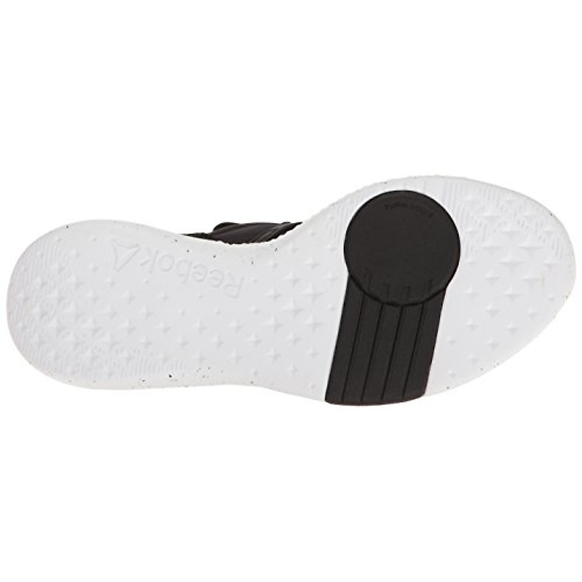 Reebok Women's Hayasu Dance Shoe, Black/White, 6 M US