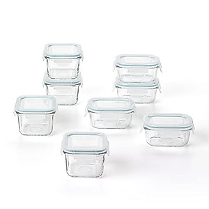 GLASSLOCK Homemade Baby Food BPA Free Glass Storage Containers 18 Piece Set