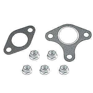 Ruma Muffler Kit for Honda GX340 GX390 GX420 11HP 13HP 16HP Harbor Freight 420 Engine Water Pump Snowblower Pressure Washer with Manifold/Exhaust Pipe 2 Gasket 5 Mounting Nuts