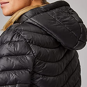 HORZE Holly Womens Fitted Padded Equestrian Horse Riding Winter Jacket - Black - 8/10