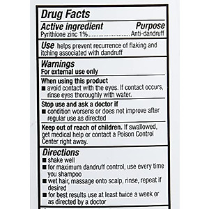 Amazon Brand - Solimo 2-in-1 Dandruff Shampoo & Conditioner, Gentle and pH Balanced, 14.2 fl oz