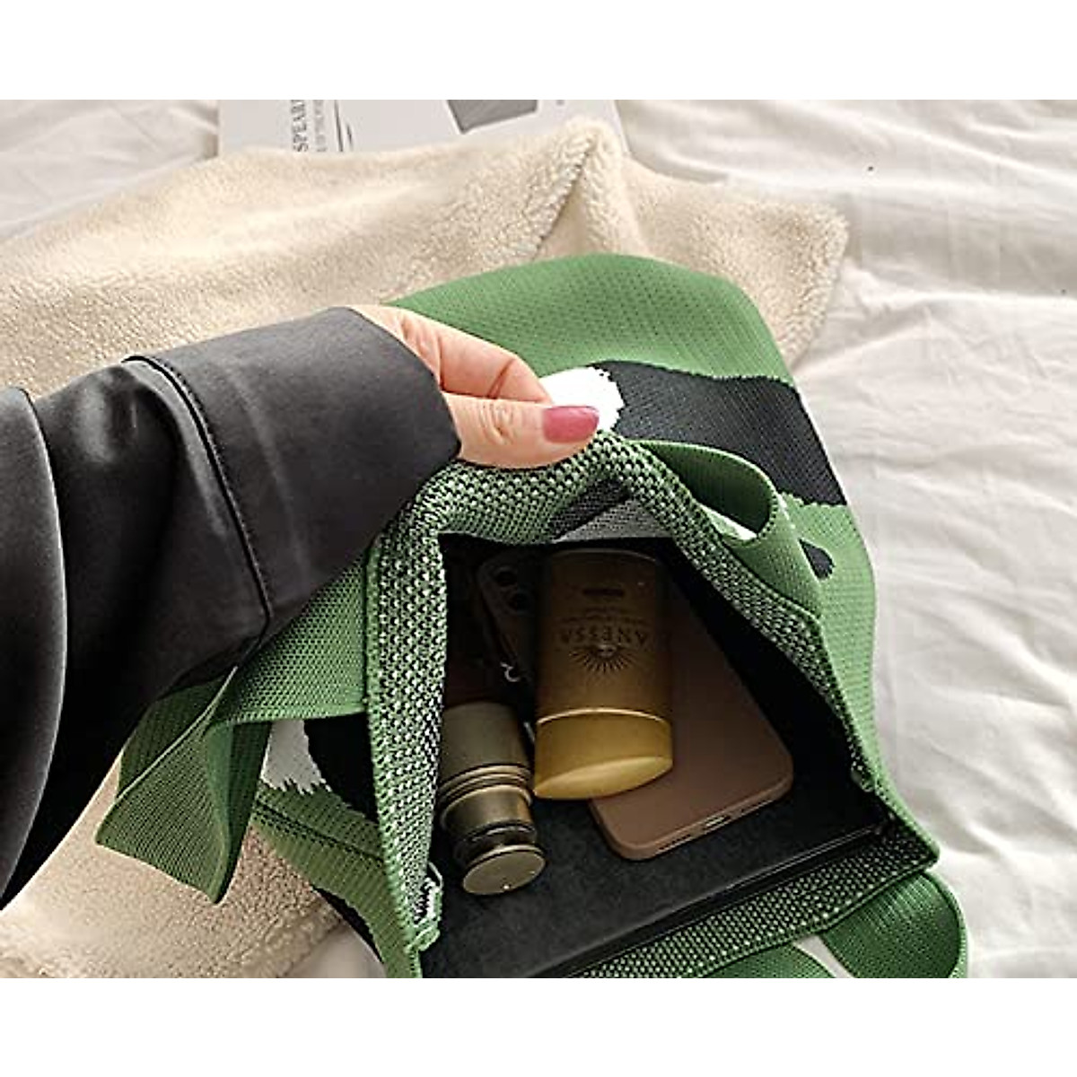 Hobo Bag for Women Knit Tote Bag Cute Satchel Bag Large Crossbody Bag Beach Bag Shoulder Bag Tote Handbags for Women 2023