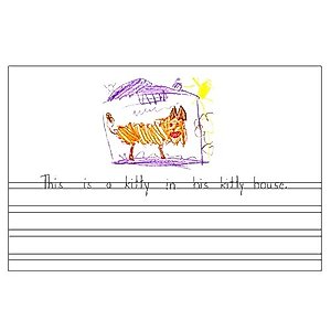 Handwriting Without Tears Learning Without Tears Big Sheet Draw & Write Paper K–Grade 1, Writing, Drawing, Handwriting, Sentence Practice- for School or Home Use