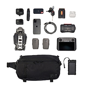 HEX Ranger DSLR Sling, with Adjustable Carry Straps, Collapsible Interior Dividers & More, Camo