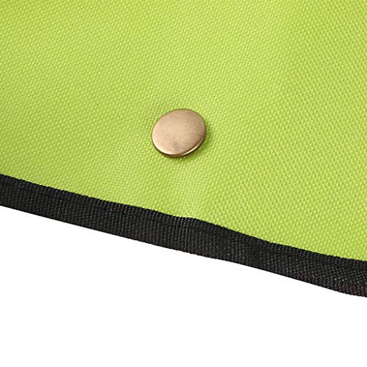 Ymeibe 39''×39'' Indoor Plant Repotting Mat Foldable Transplanting Work Cloth Waterproof Oxford and PVC Dirty Catcher Gardening Succulent Potting Tarp (39 inch, Black)