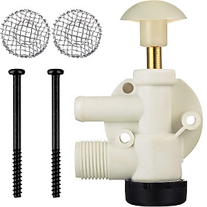 385314349 Toilet Water Valve Assembly RV Camper Trailer Toilet Repair Kit Compatible with Sealand Ecovac Vacuflush Flush Toilets Replacement for Foot Pedal Toilets Except 300 310 320 Model