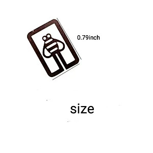 Katartizo Boxes Corner Bookmark Darts Thin Stainless Steel Mini Bookmarks 20 Pieces Metal Bookmarks Mixed Shapes for Reading, Page Mark, Students (Forest Element)