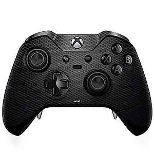 Skinit Decal Gaming Skin Compatible with Xbox One Elite Controller - Originally Designed Black Hex Design