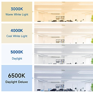 SHINESTAR 20-Pack 8FT LED Bulbs, Ballast Bypass, 44W 6500K Daylight, F96T12 LED Replacement for T8 T10 T12 Fluorescent Tubes, FA8 Single Pin, Dual-end, Clear Cover
