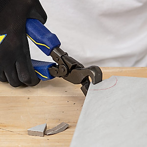 QEP 9 in. Compound Tile Nipper with Tungsten Carbide Tips for All Tile Types up to 1/4 in. Thick